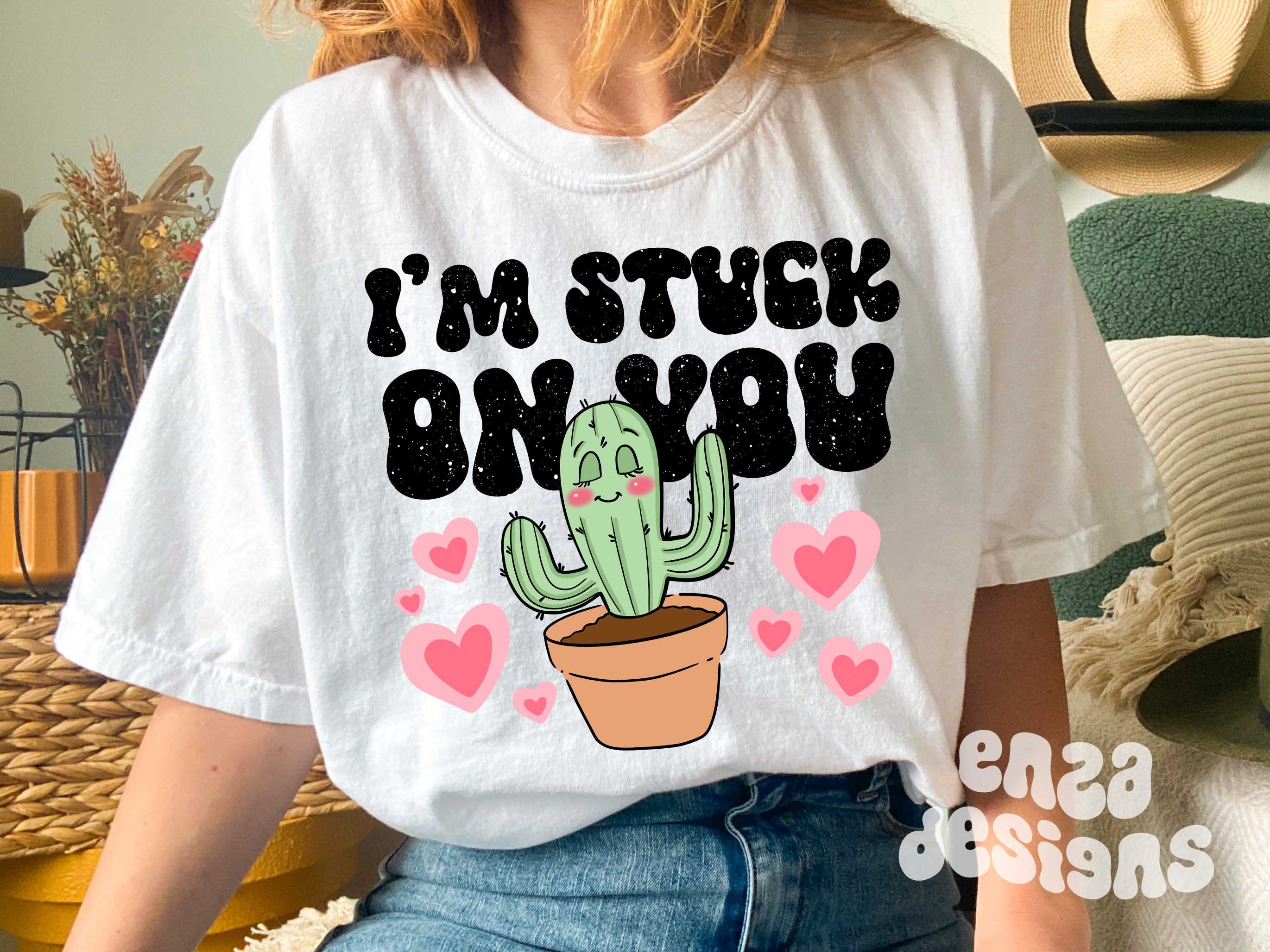 I'm Stuck on You Png, Cute Valentine Png, Plant Valentines Png, Kids ...