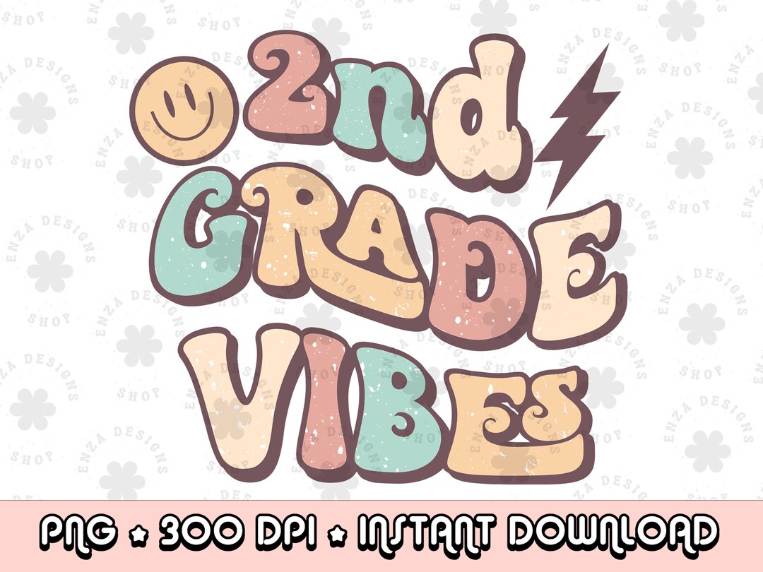 Second Grade Png, 2nd Grade Squad, 2nd Grade Crew Png, Back to School ...
