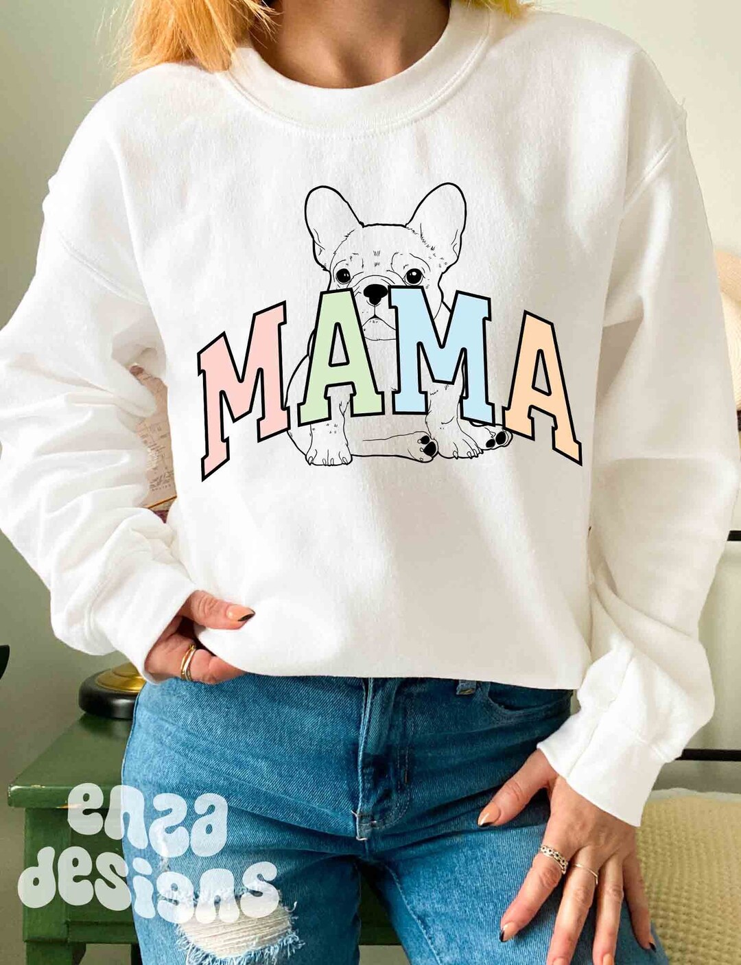 Frenchie Mama Png, French Bulldog Mom Png Shirt Design, Frenchie Png ...
