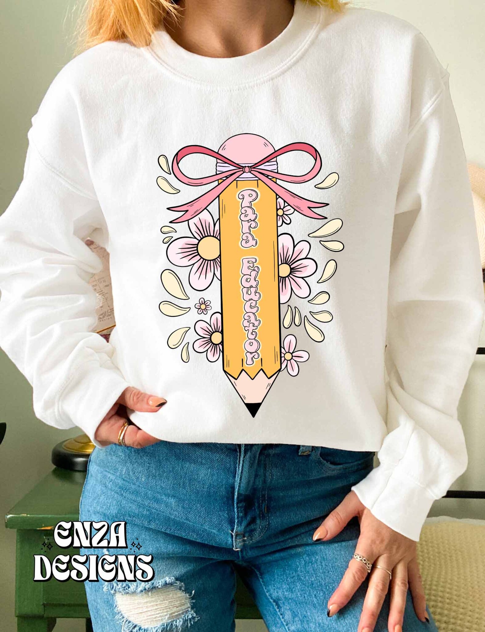 Para Educator Pencil Png Design for Sublimation Dtf Uvdtf, Trendy ...