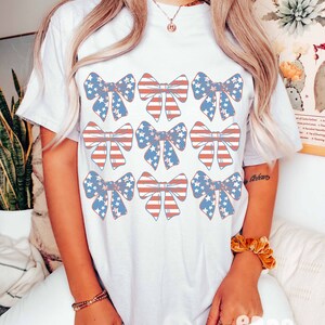 American Coquette Bows 4th of July Png Sublimation Designs Digital ...