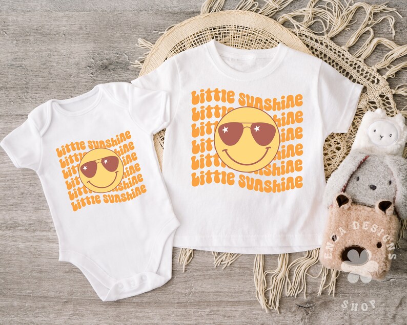 Little Sunshine Png Baby Boy Sublimation Designs Smiley Face - Etsy