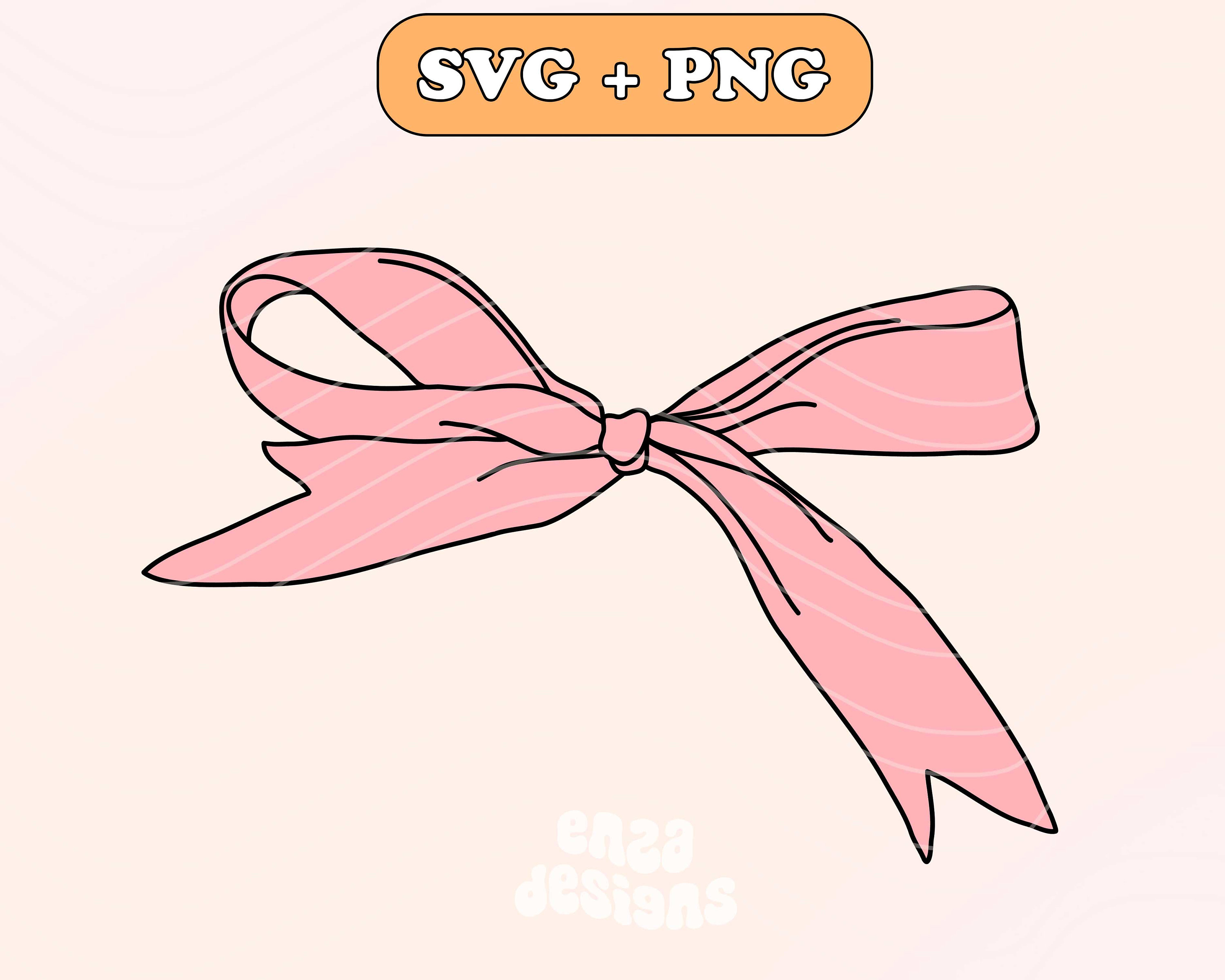 Pink Bow Svg, Trendy Svg, Bow Svg File, Bow Tie Svg, Layered Svg ...
