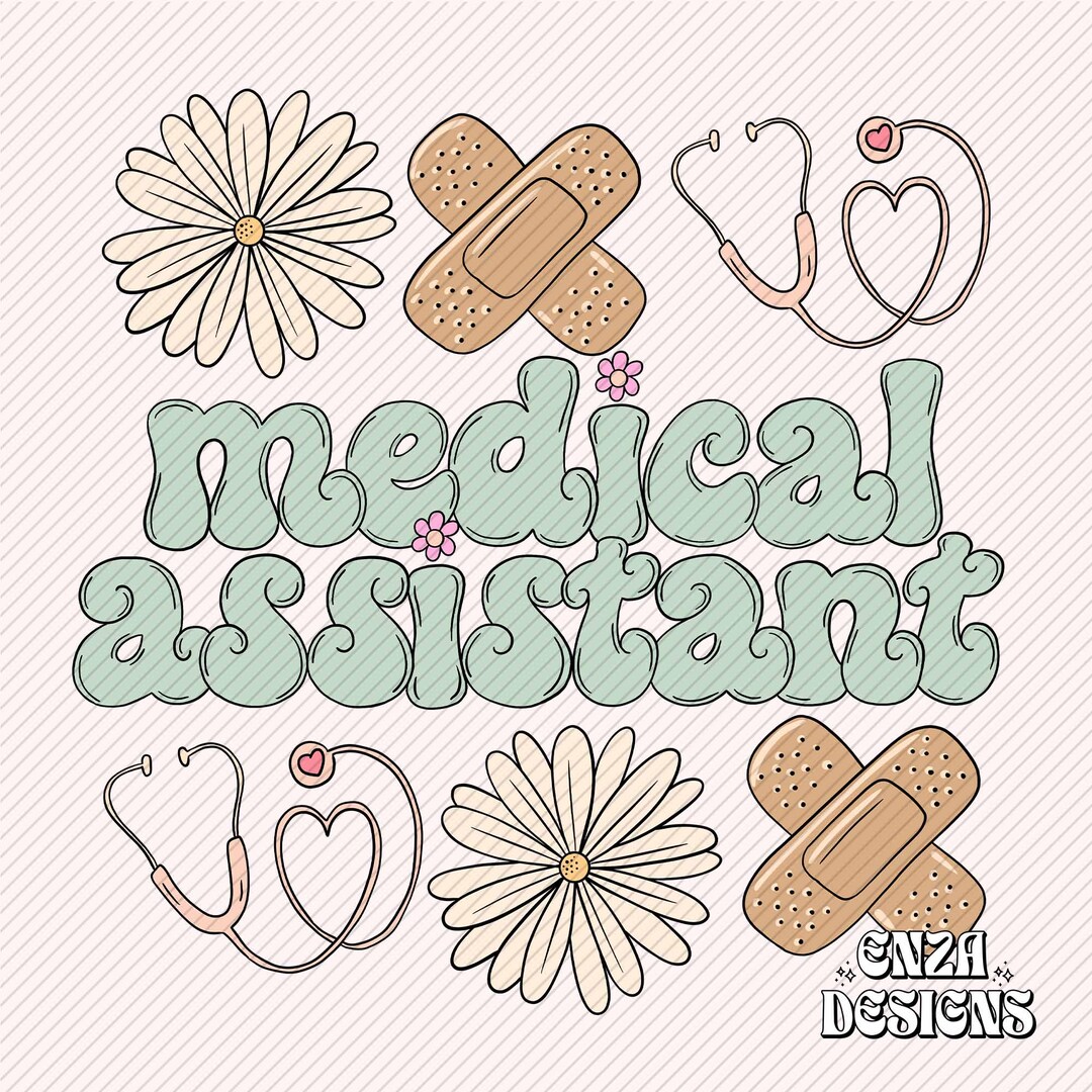 Medical Assistant Png Sublimation Design Digital Download, Stethoscope ...