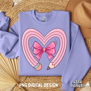 Pink Valentines Teacher Shirt Png Sublimation Design Digital Download ...