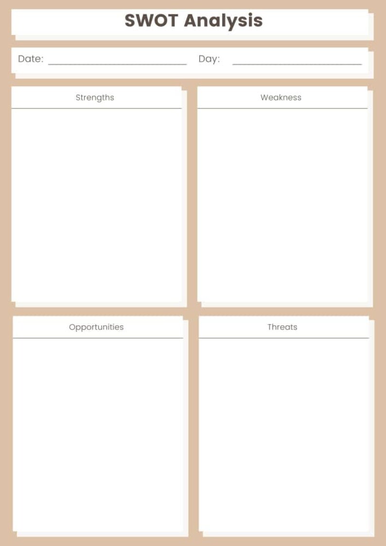 SWOT Analysis | Business Analysis | Business Planner | Business Starter ...