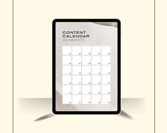 Tablet Calendar - Etsy