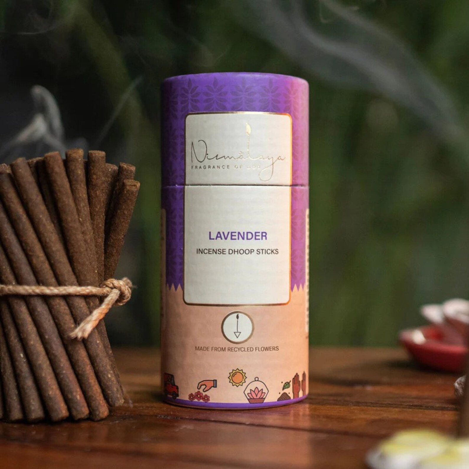 Bamboo-less Incense Sticks With Free Holder. Handmade Organic Chemical ...