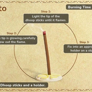 Bamboo-less Incense Sticks With Free Holder. Handmade Organic Chemical ...
