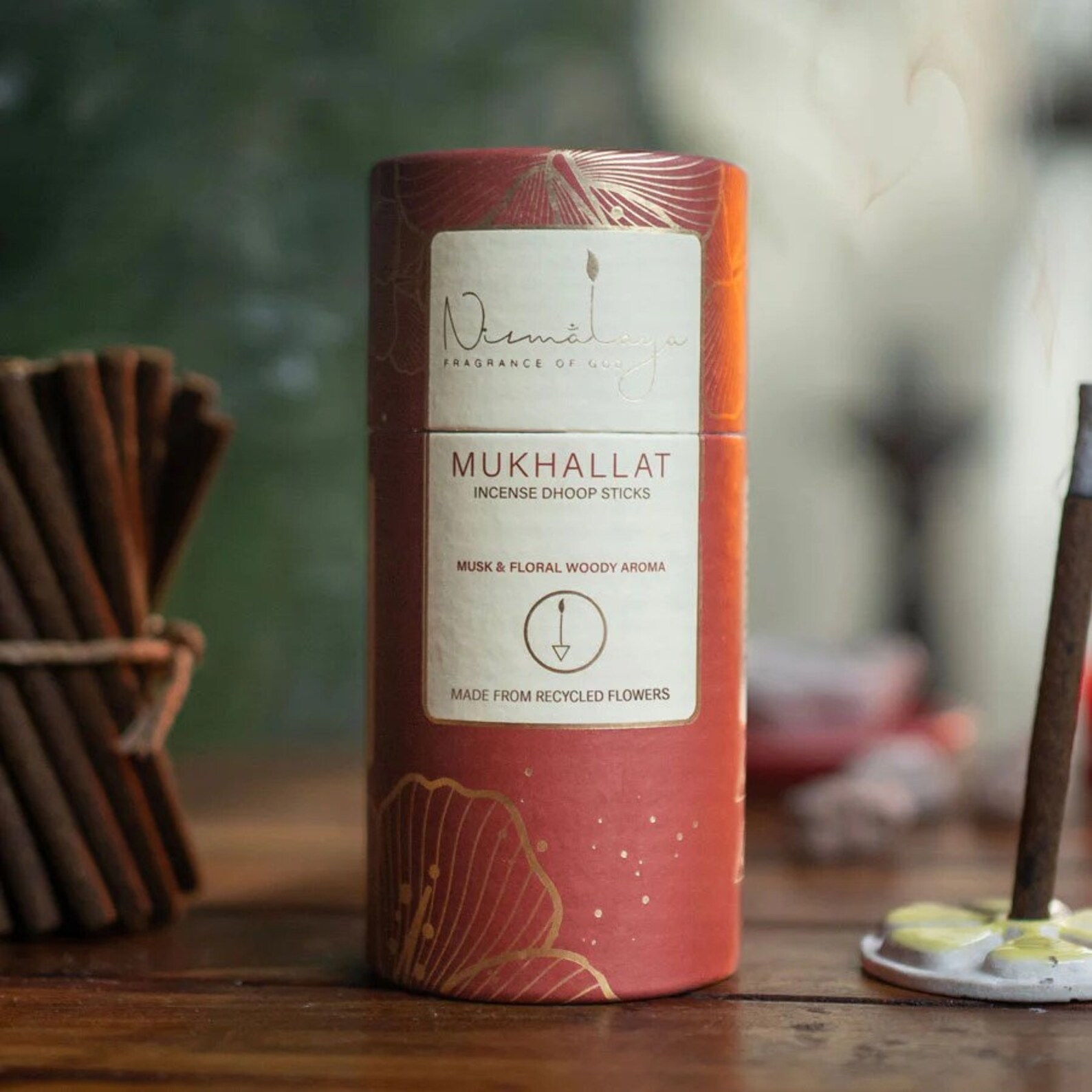 Bamboo-less Incense Sticks With Free Holder. Handmade Organic Chemical ...