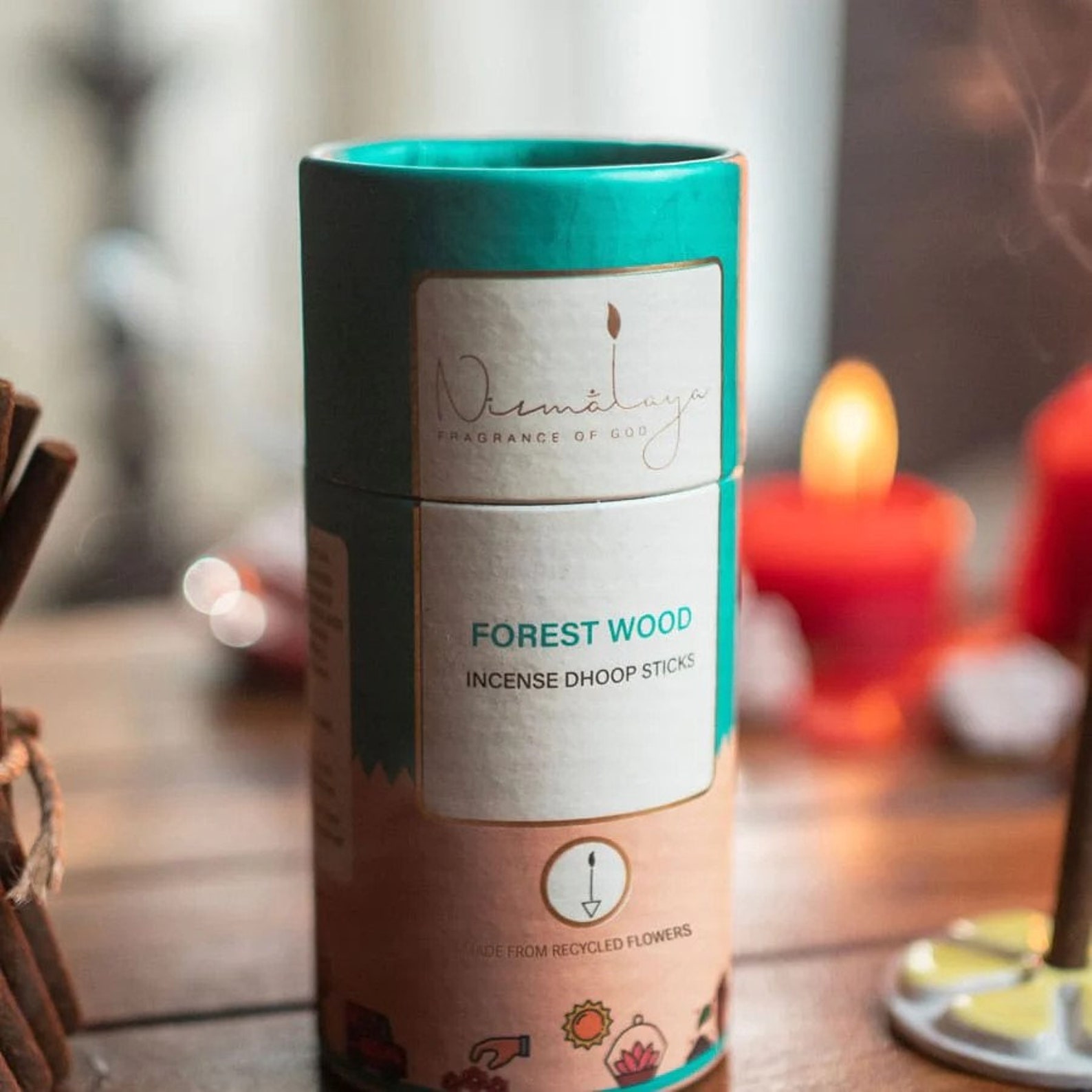 Bamboo-less Incense Sticks With Free Holder. Handmade Organic Chemical ...