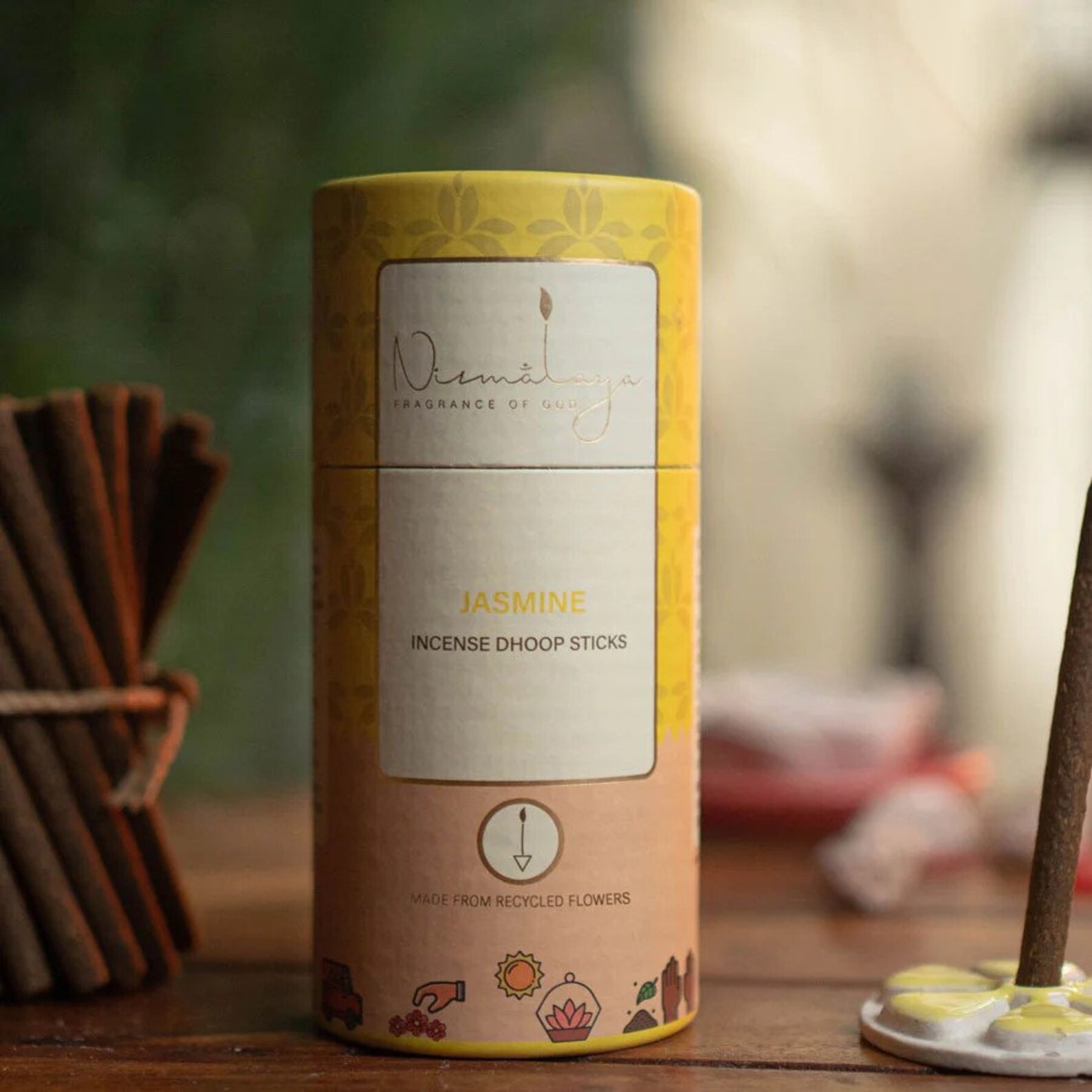Bamboo-less Incense Sticks With Free Holder. Handmade Organic Chemical ...