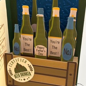 Beer Crate Pop up Card - Etsy