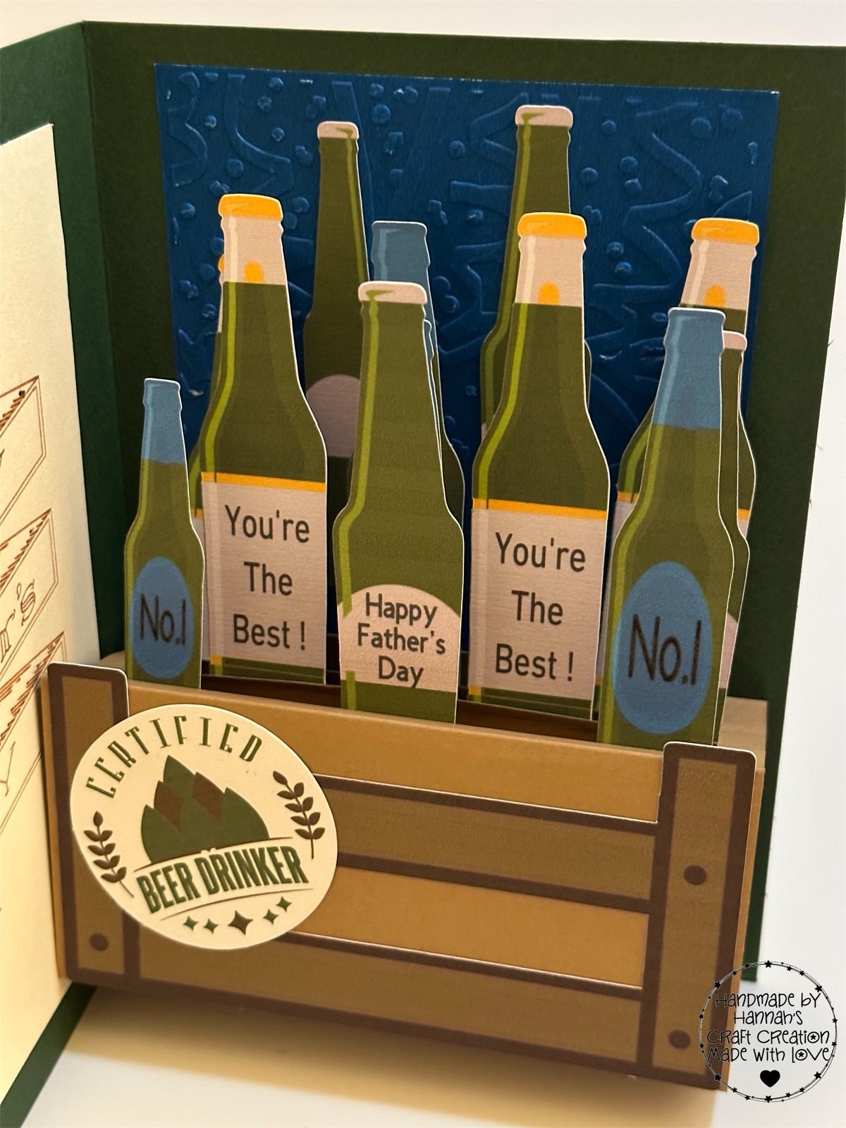 Beer Crate Pop up Card - Etsy