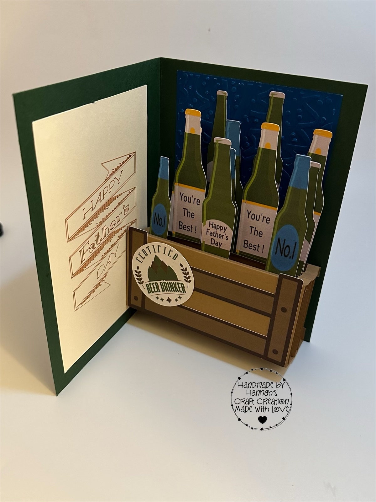Beer Crate Pop up Card - Etsy