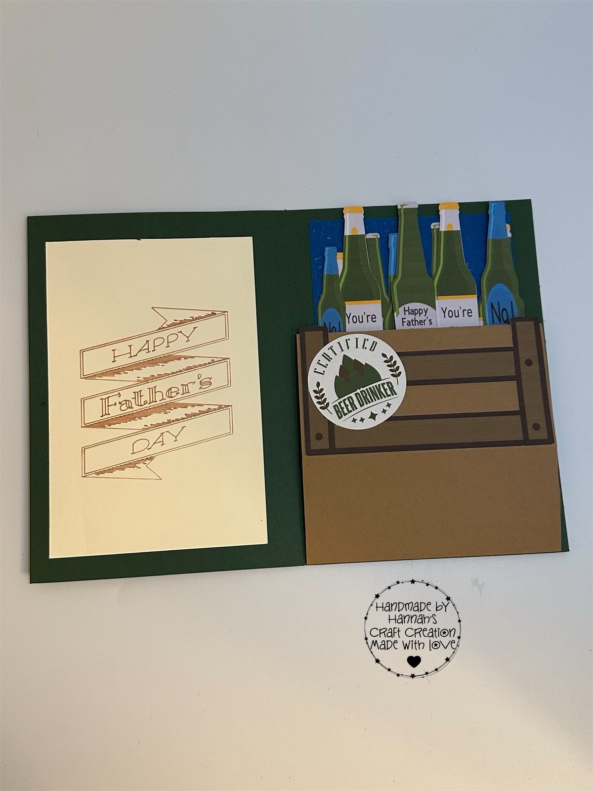 Beer Crate Pop up Card - Etsy