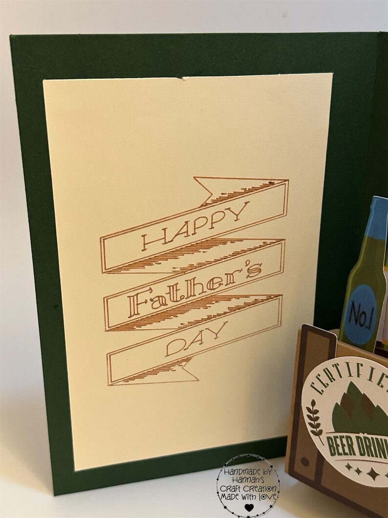 Beer Crate Pop up Card - Etsy