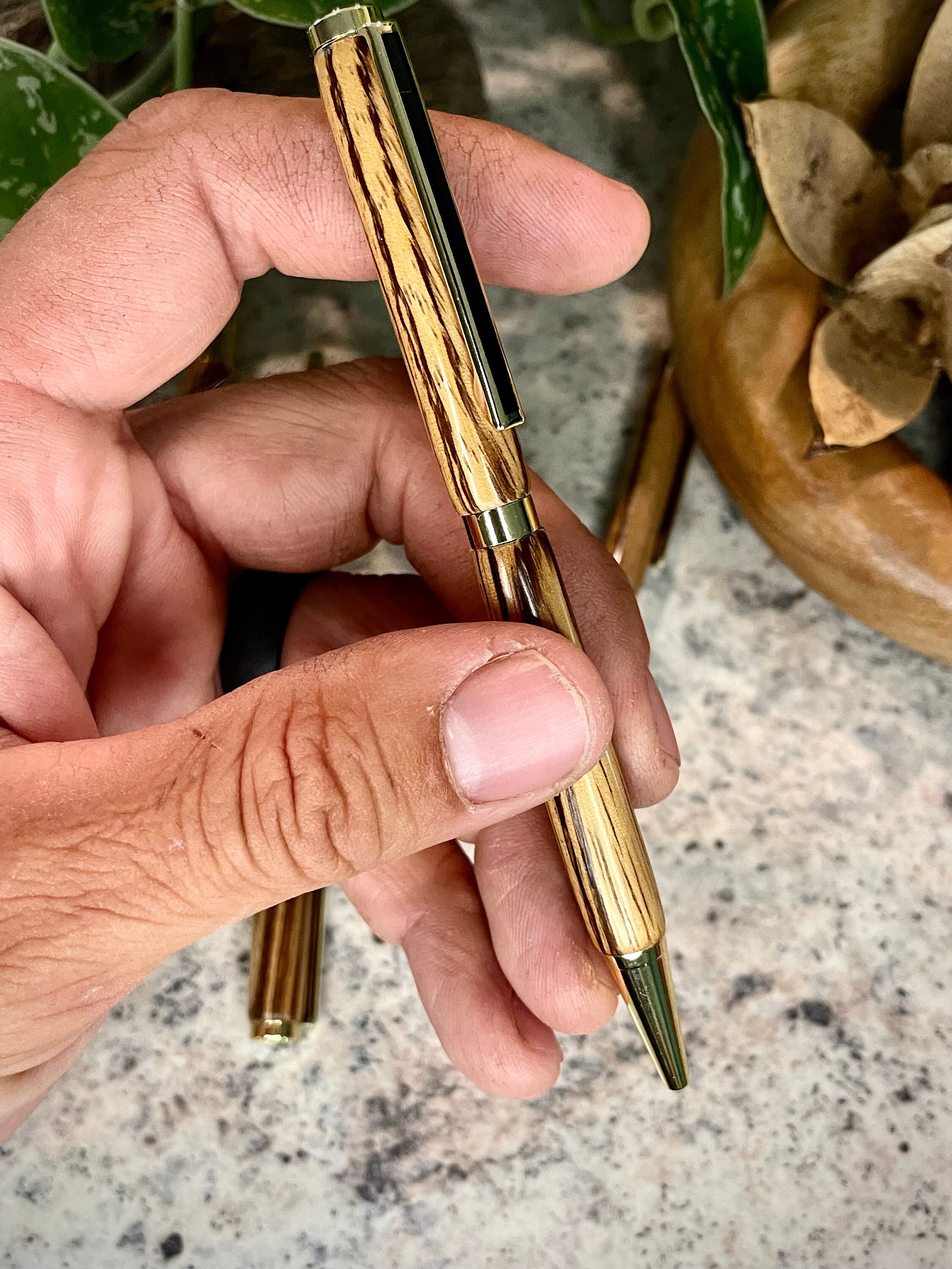 Custom Wood Pen, Handmade Slimline Style Pen, Twist Ballpoint Pen - Etsy