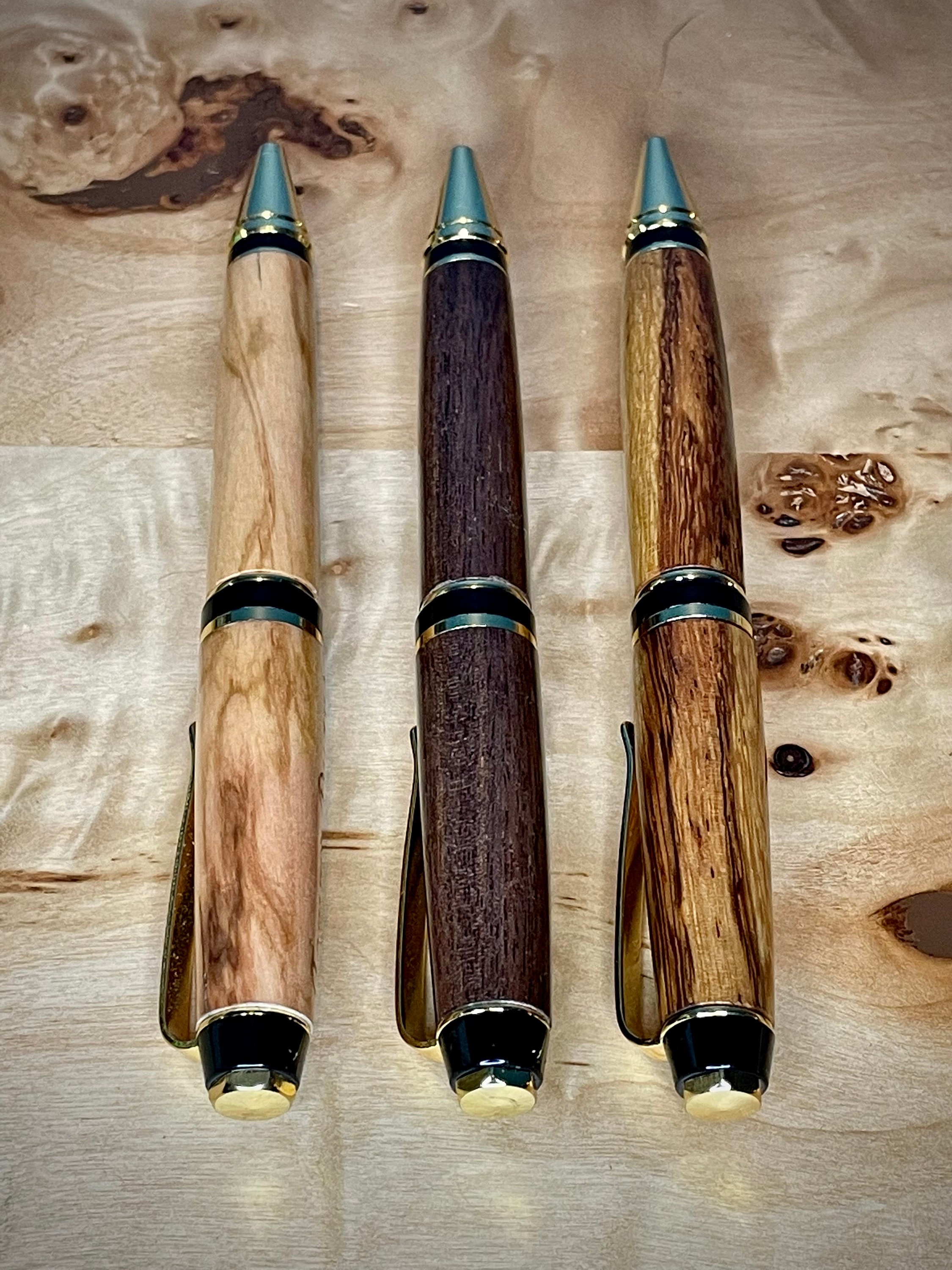 Custom Wood Pen Cigar Style Ballpoint Pen Personalized - Etsy