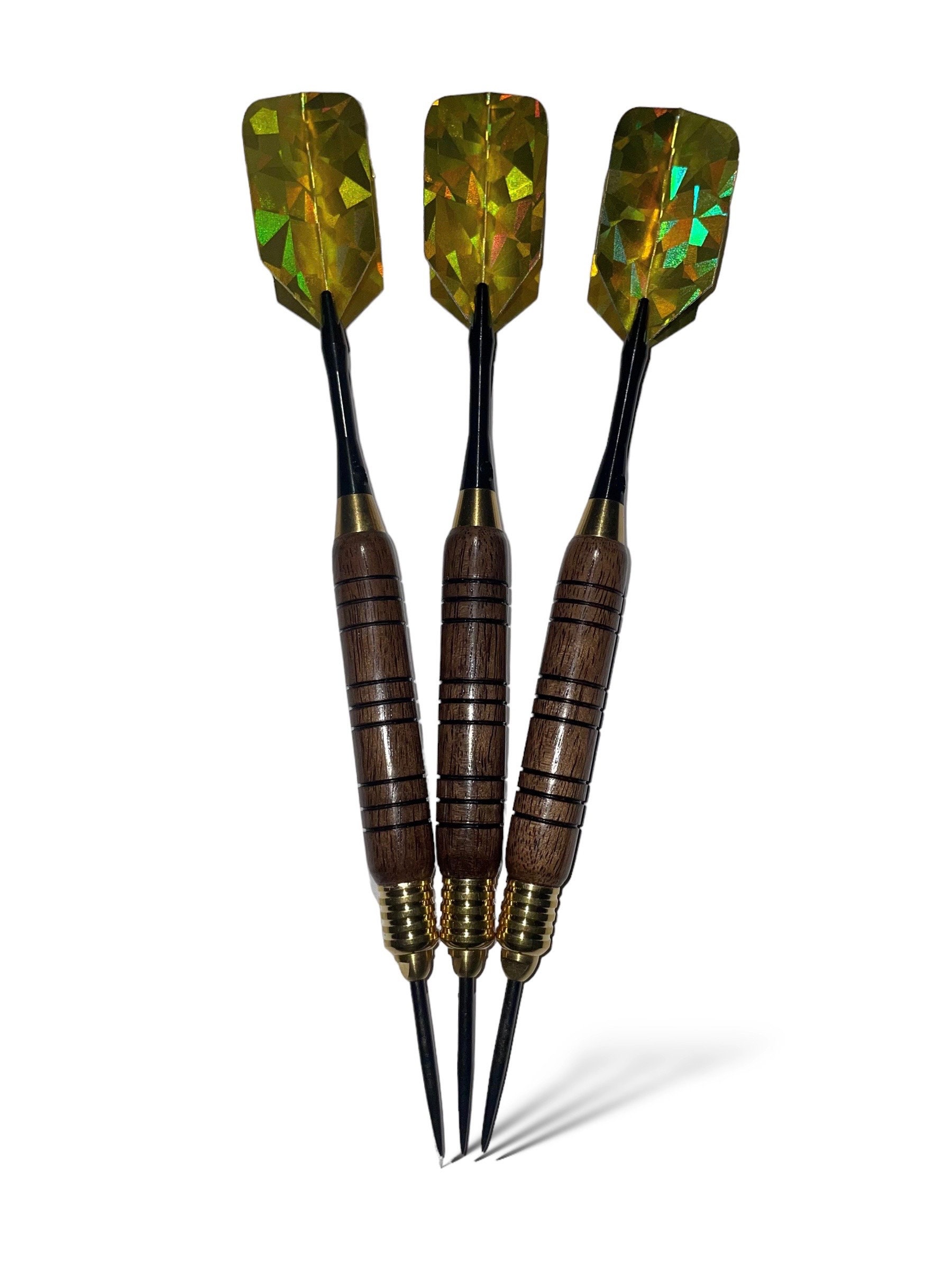 Black Walnut Wood Darts With Case, Handmade Steel Tip Darts, Custom ...
