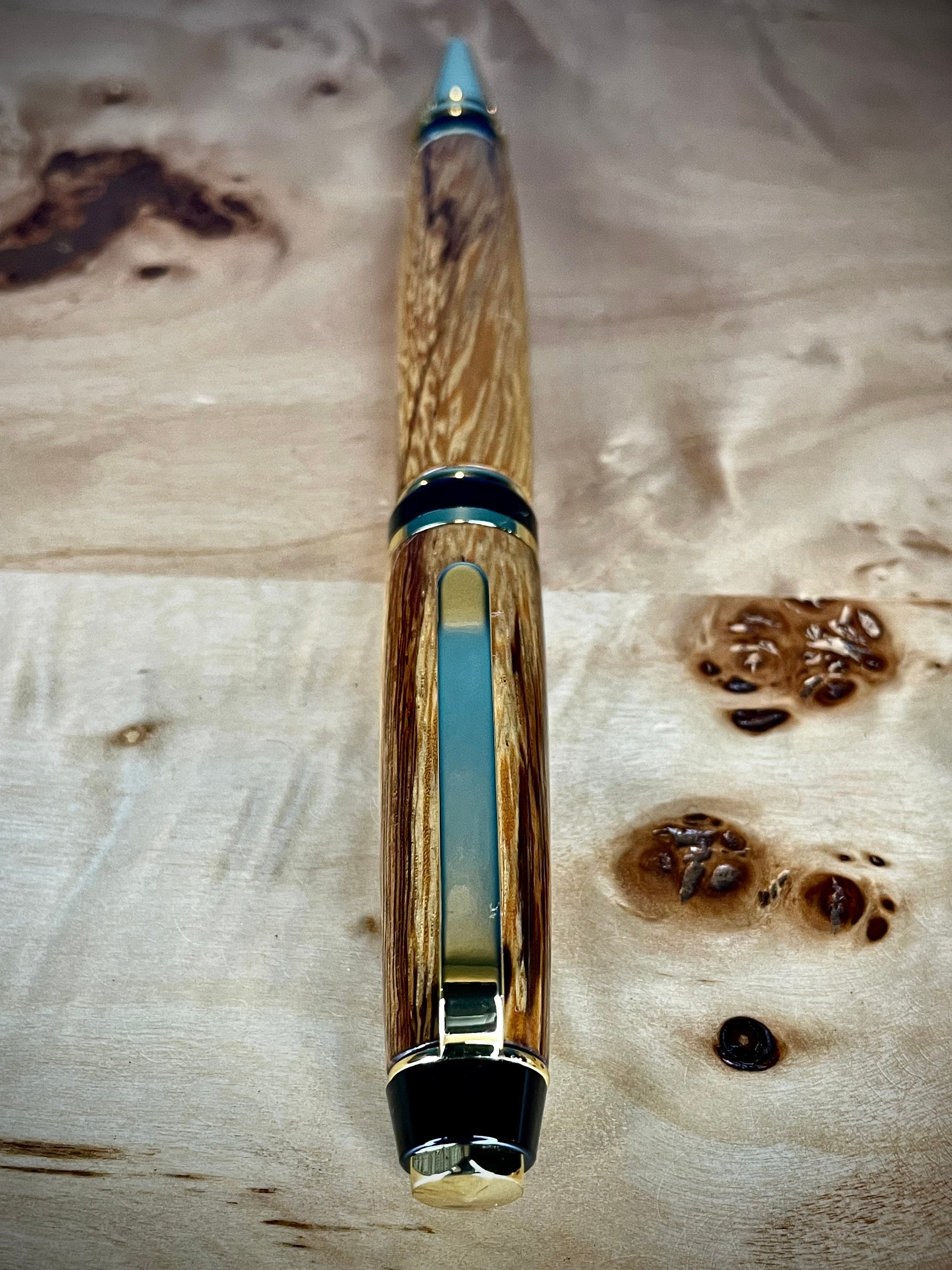 Custom Wood Pen, Cigar Style Ballpoint Pen, Personalized Wooden Pen Big ...