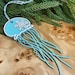 Wooden Jellyfish Ornament, Coastal Christmas Decor, Sea Life Tree ...