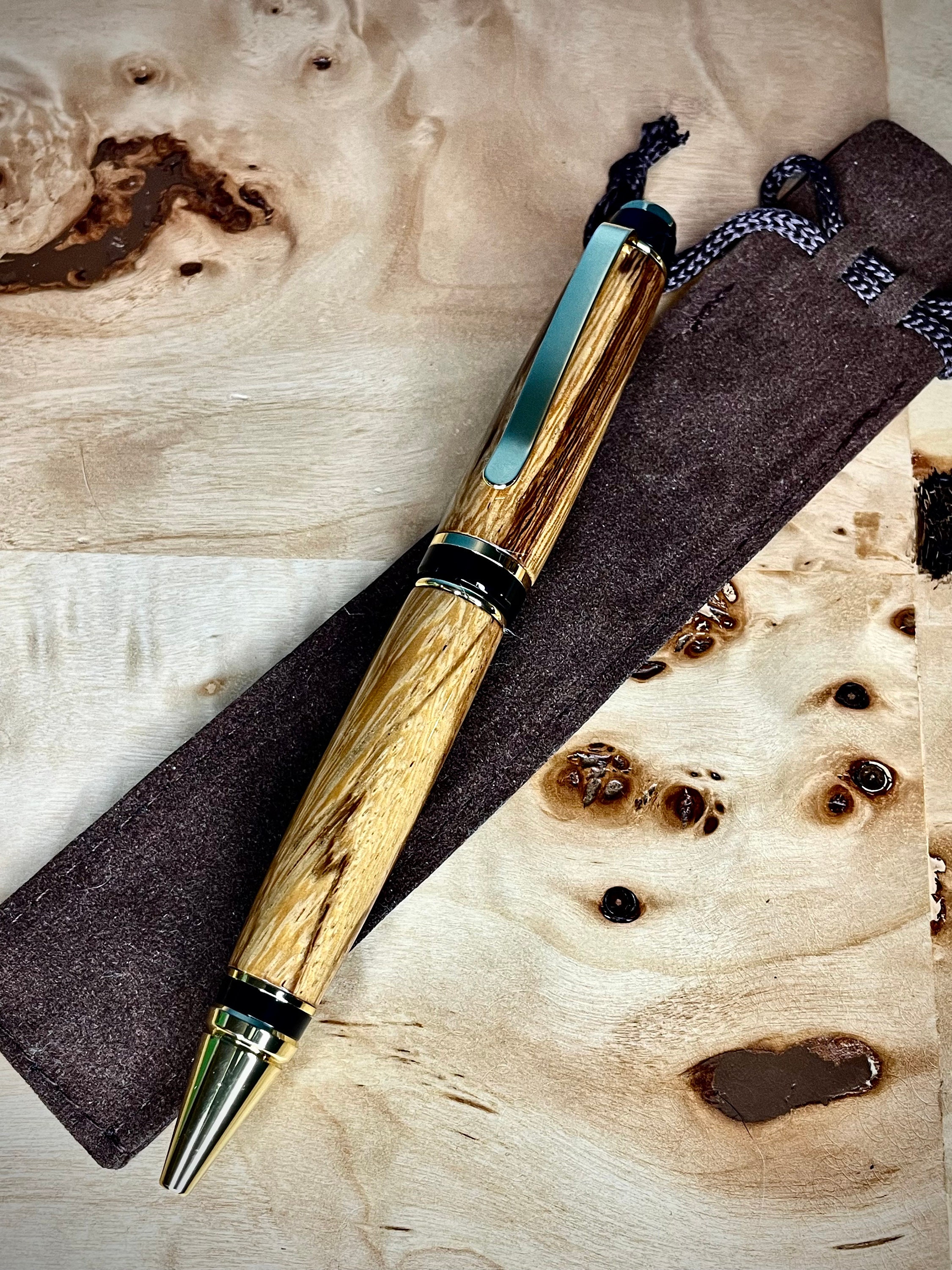 Custom Wood Pen, Cigar Style Ballpoint Pen, Personalized Wooden Pen Big ...