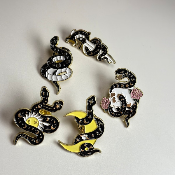 Snake Pin - Etsy