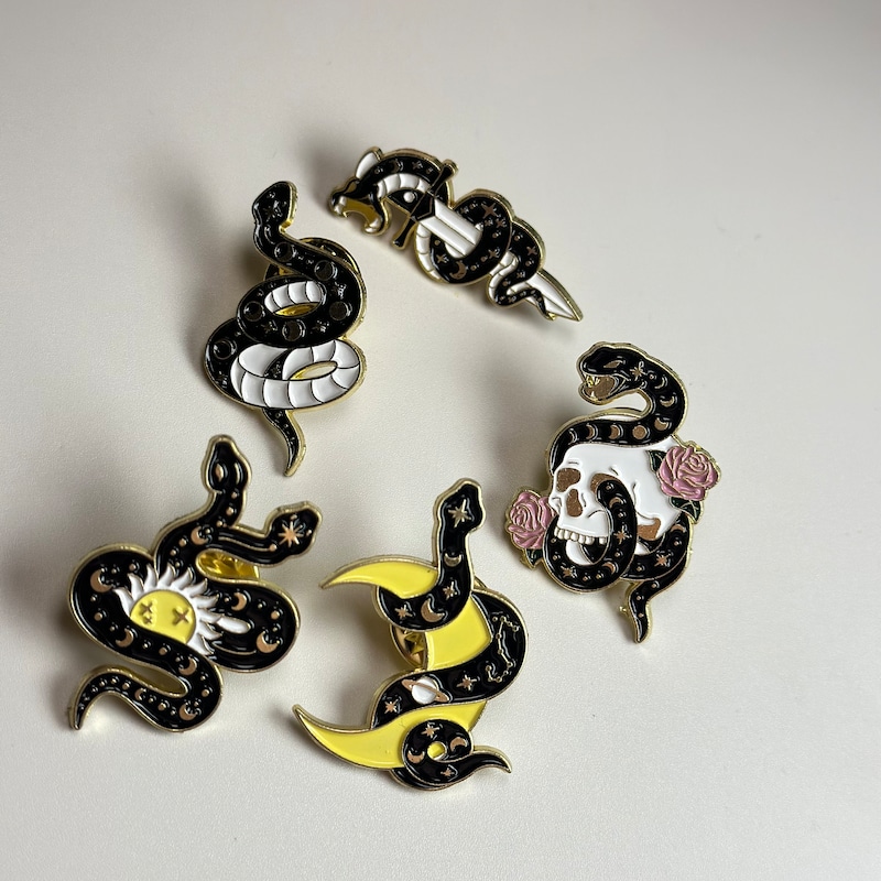 Snake Pins - Etsy