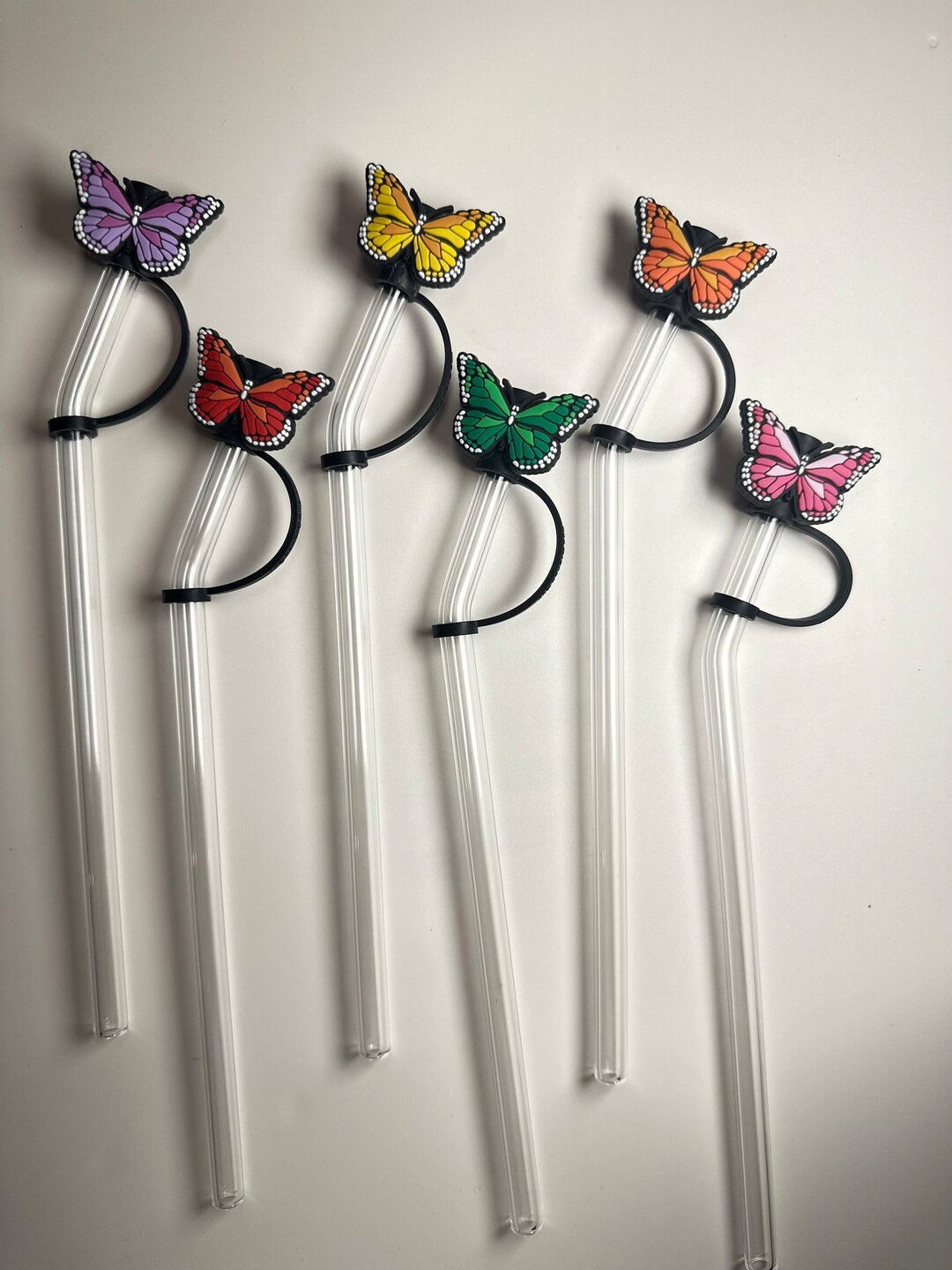 Straw Toppers Butterfly Straw Toppers Cute Straw Toppers Stanley Straw ...