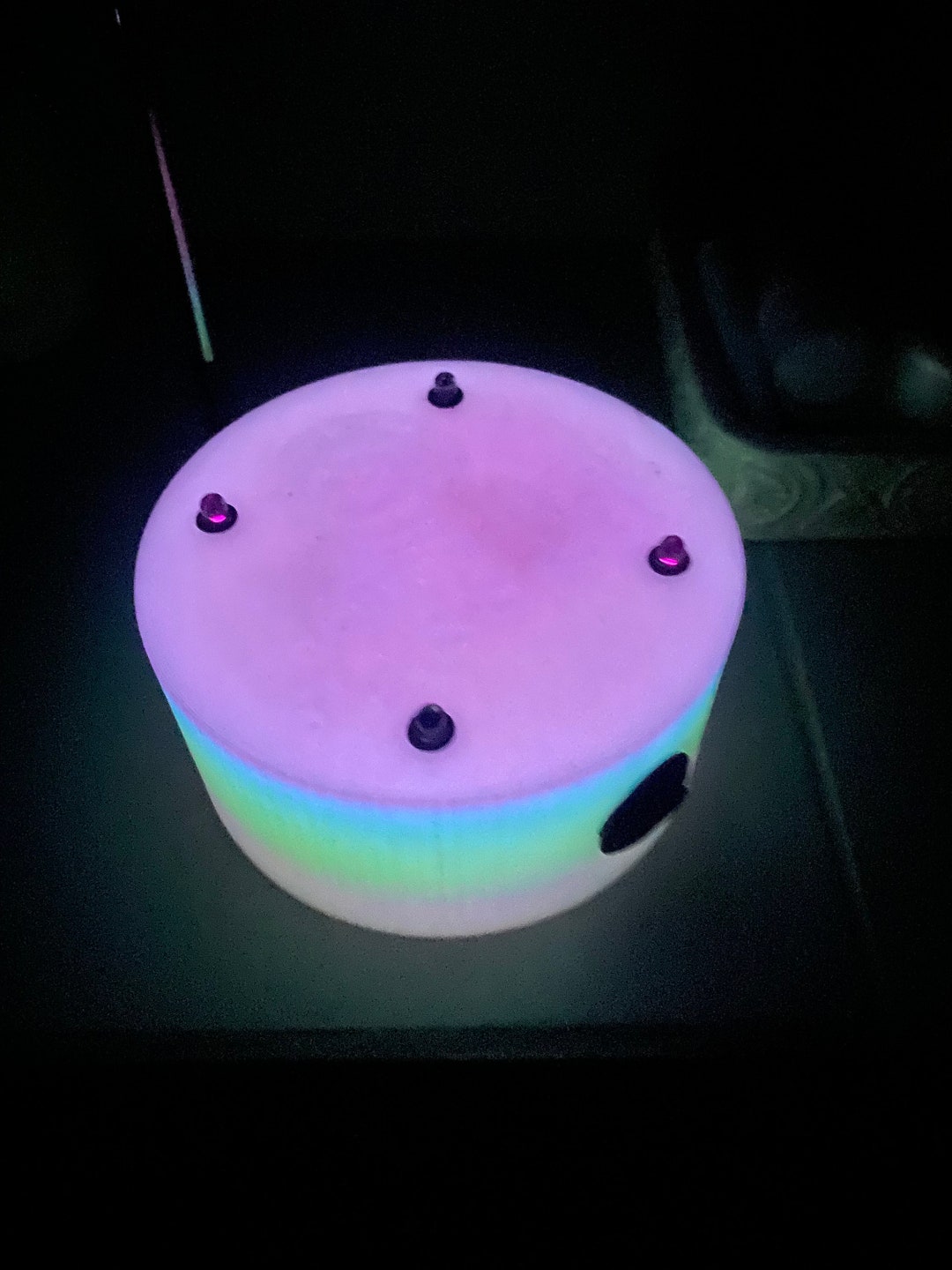 Puck Pod 2.0 rainbow Glow in Dark FREE ENGRAVING - Etsy