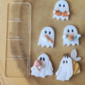 Cute Boos, Punny Ghosties Unique Ghosts, Spooky, Halloween, Fall, Boho ...