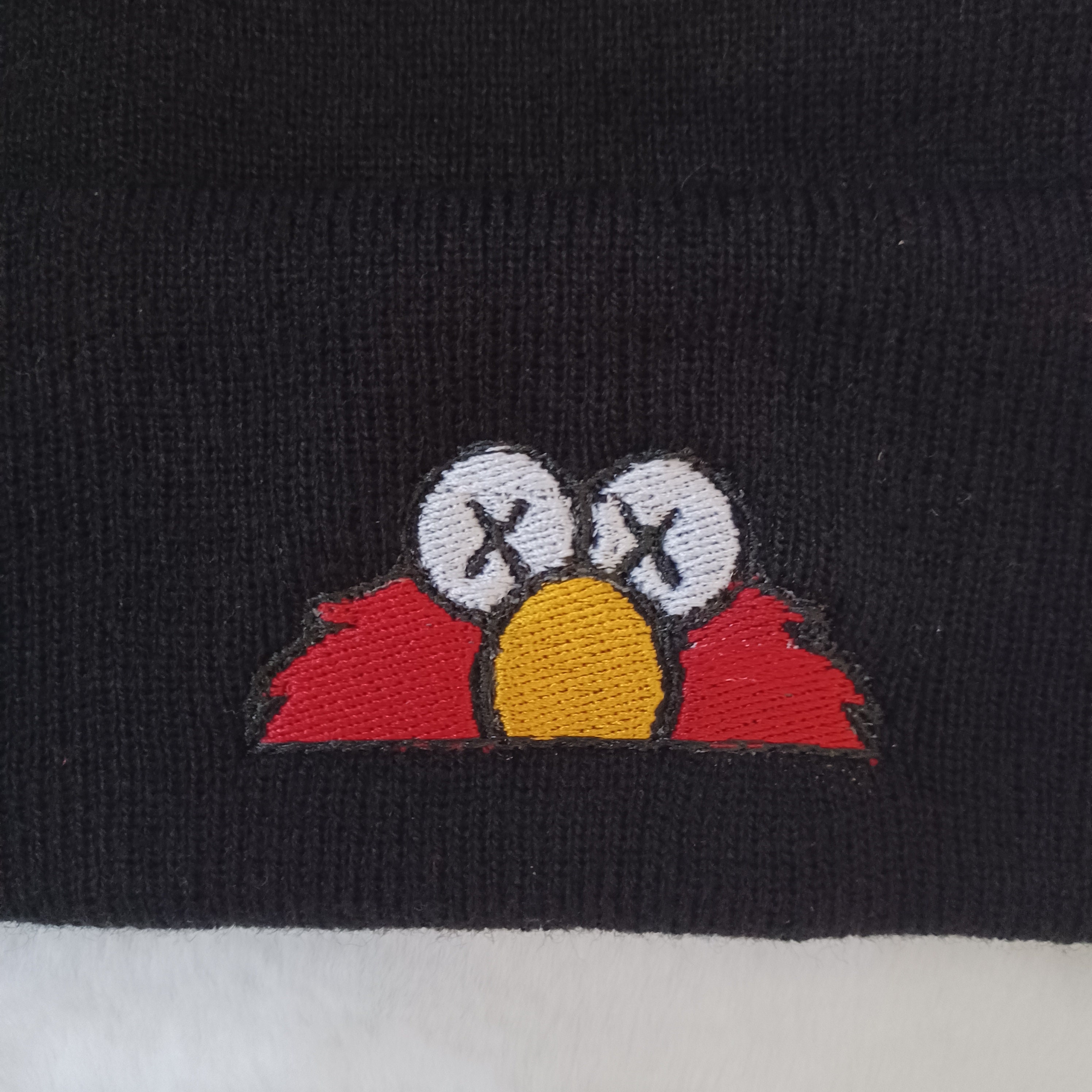 Elmo, Cookie Monster Kaws XX, Kaws Embroidered Beanie - Etsy