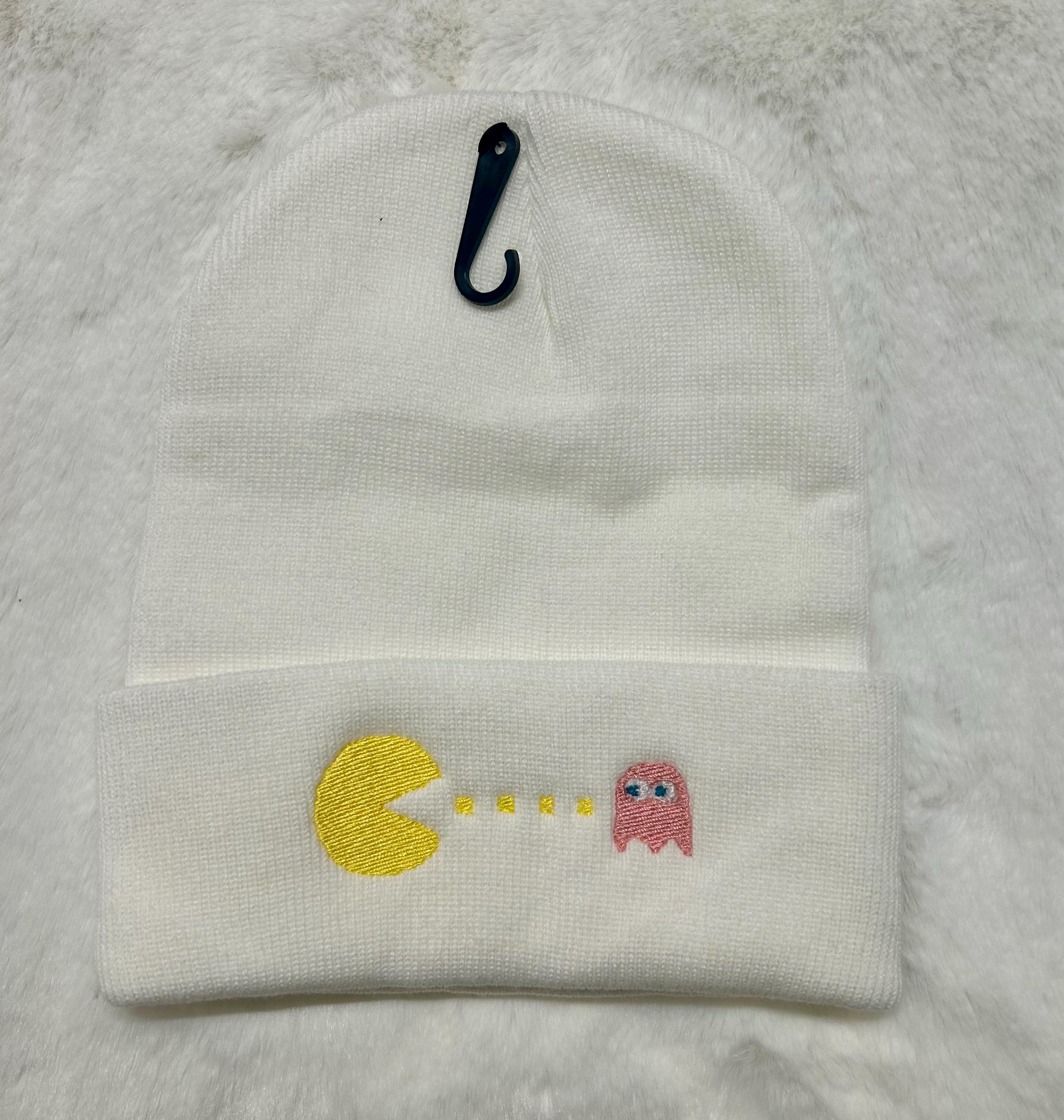 Pac-man Embroidered Beanie, Winter Hats, Gift Idea - Etsy