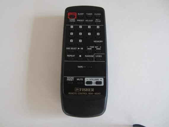 Fisher Remote Control Original REM-M240 - Etsy