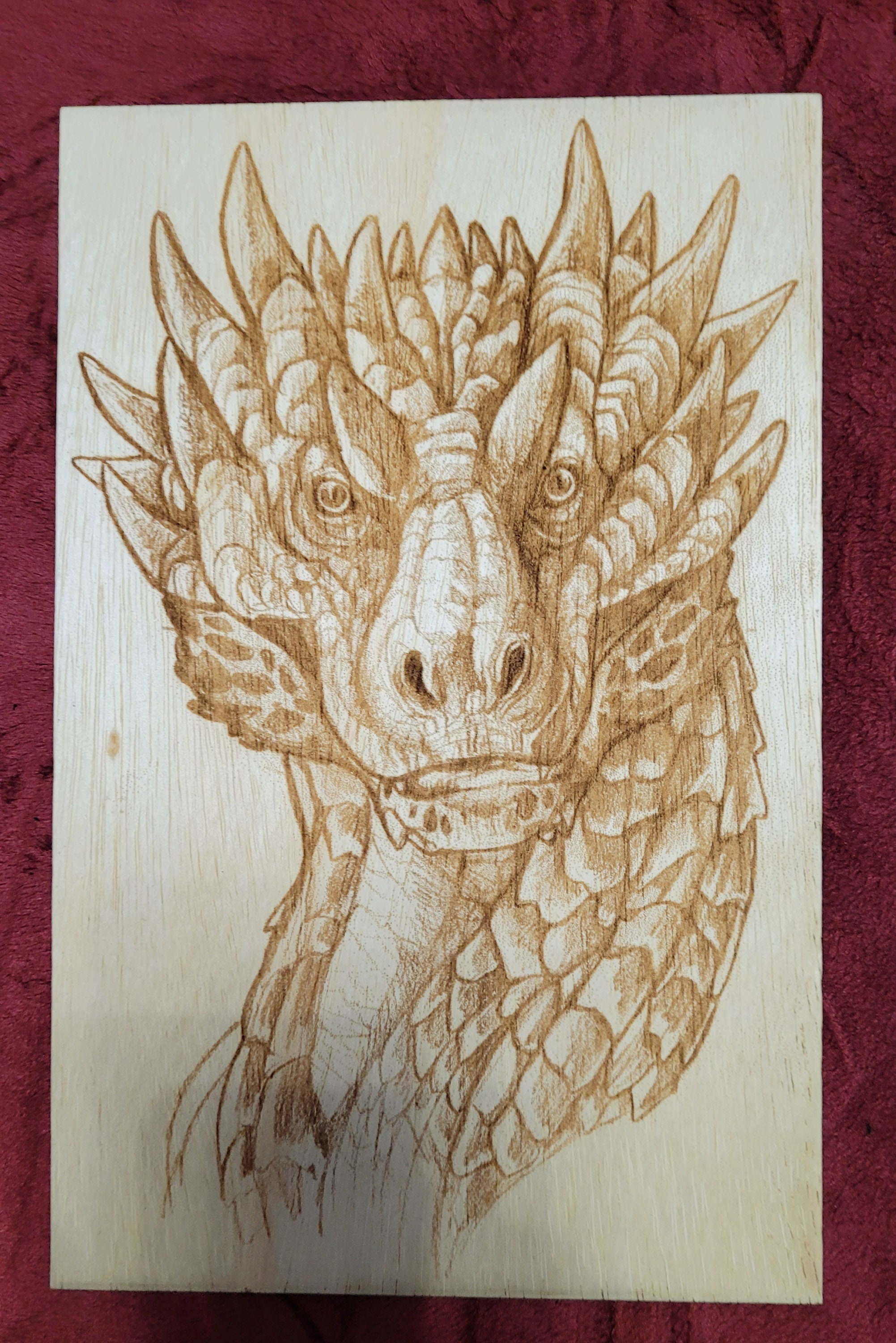 3D Laser Engraved Dragon - Etsy