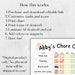 Editable Kids Routine Chart, Daily Routine, Morning Routine, Daily ...