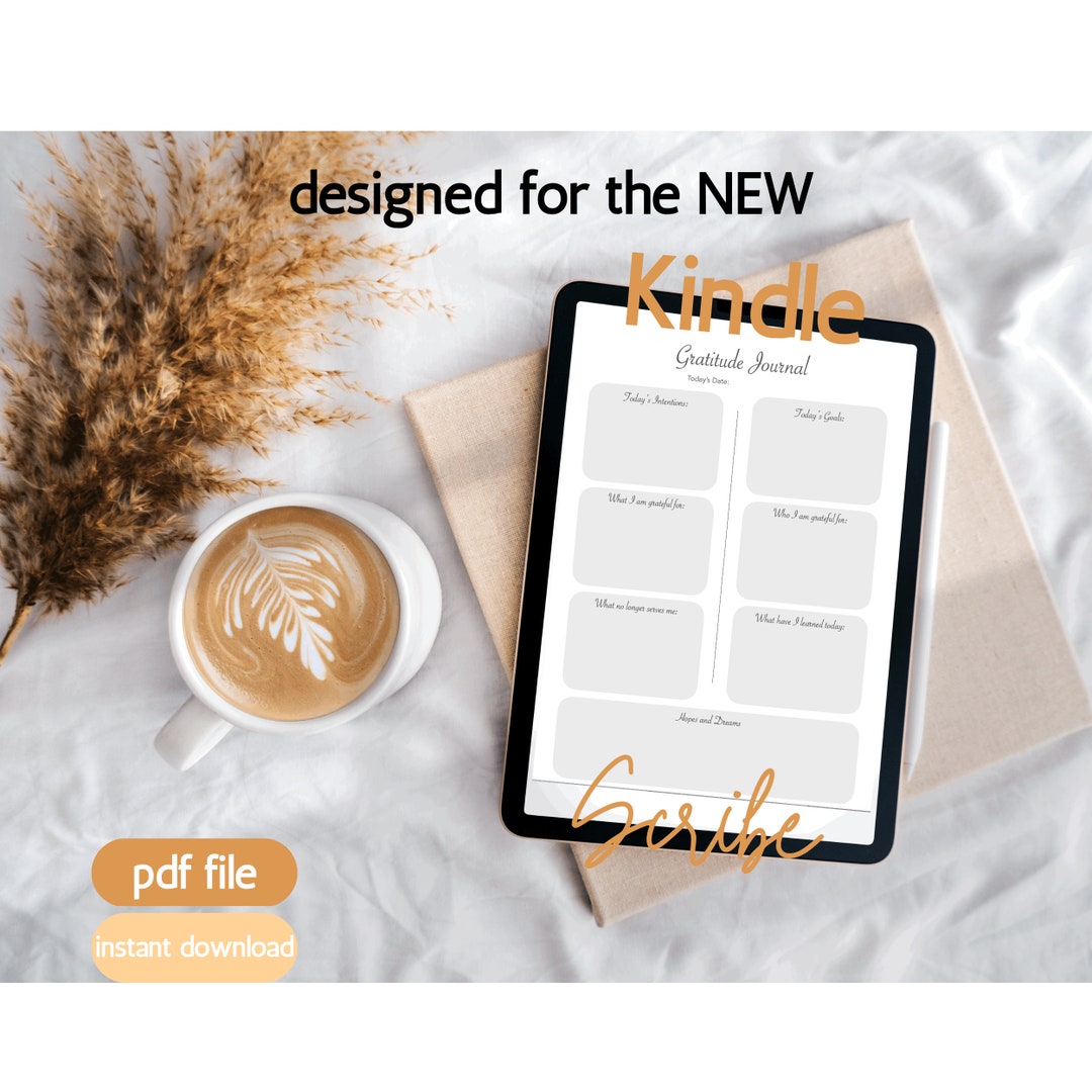 Kindle Scribe 2023 Digital Gratitude Journal, Daily Journal, Daily ...