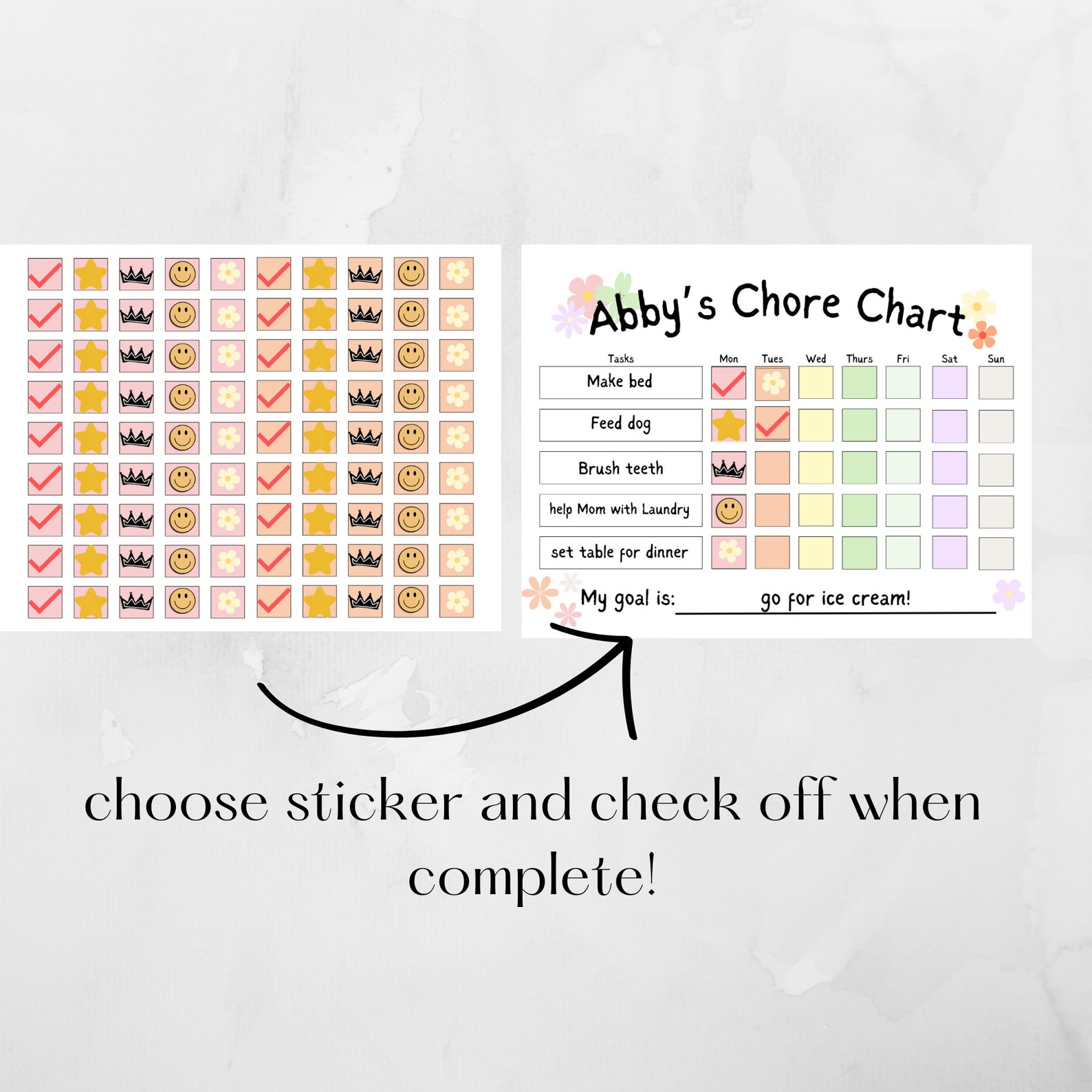 Editable Kids Routine Chart, Daily Routine, Morning Routine, Daily ...