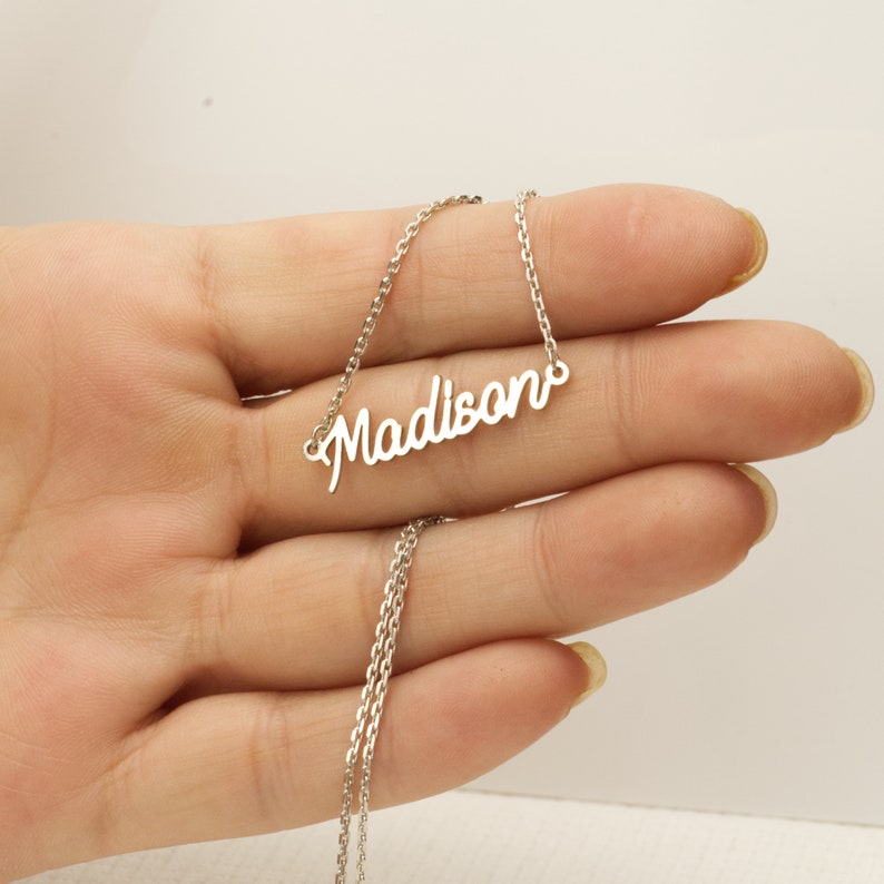 Personalized Name Necklace, Handwriting Name Necklace, Custom Name ...