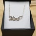Dainty Mimi Necklace, Sterling Silver, Gold, Mimi Necklace, Gift for ...