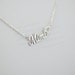 Dainty Mimi Necklace, Sterling Silver, Gold, Mimi Necklace, Gift for ...