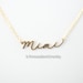 Dainty Mimi Necklace, Sterling Silver, Gold, Mimi Necklace, Gift for ...