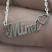 Dainty Mimi Necklace, Sterling Silver, Gold, Mimi Necklace, Gift for ...