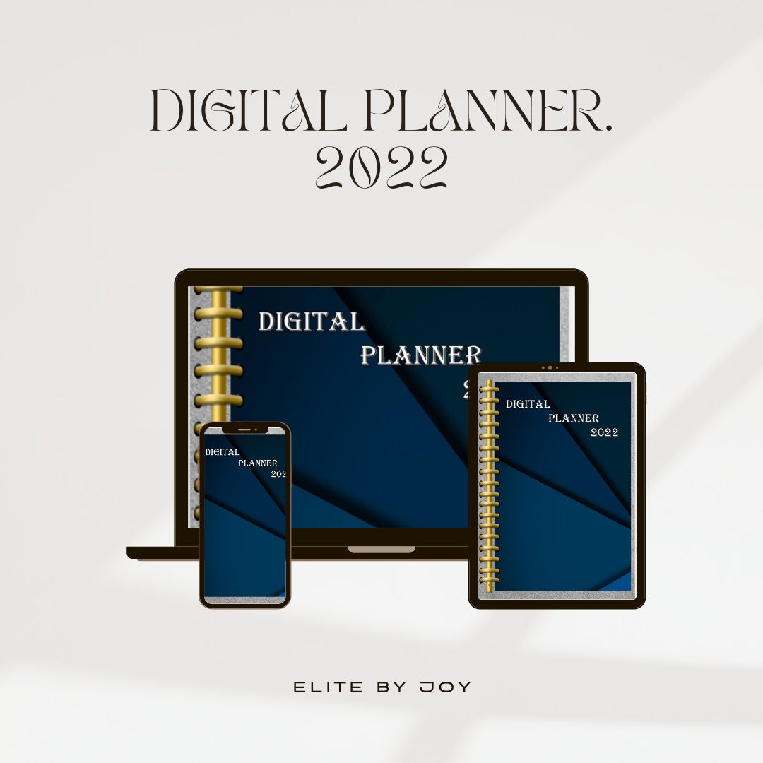 Digital Planner 2022 | Dated Digital Planner | Goodnotes Planner ...