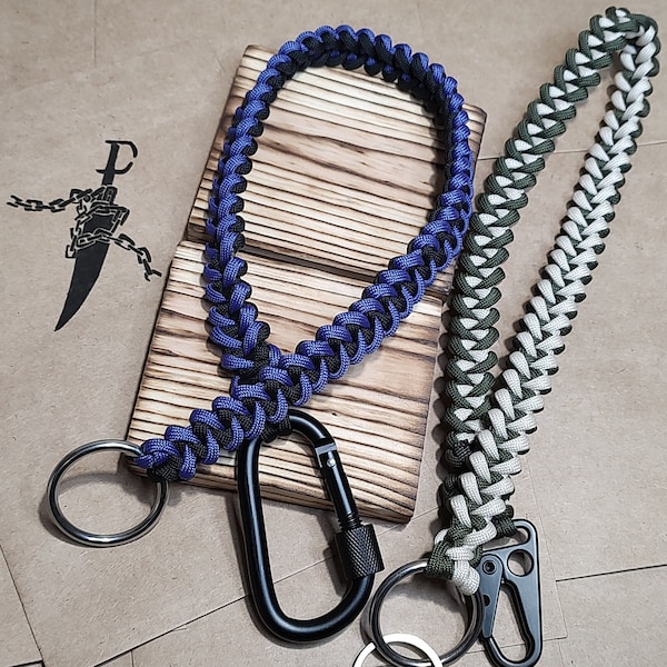 Long Paracord Key Chains - Etsy