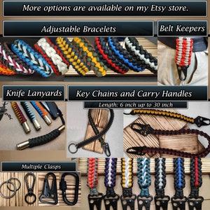 Paracord Keychain - Carry Handle - Tactical Duty Keychains Corrections ...