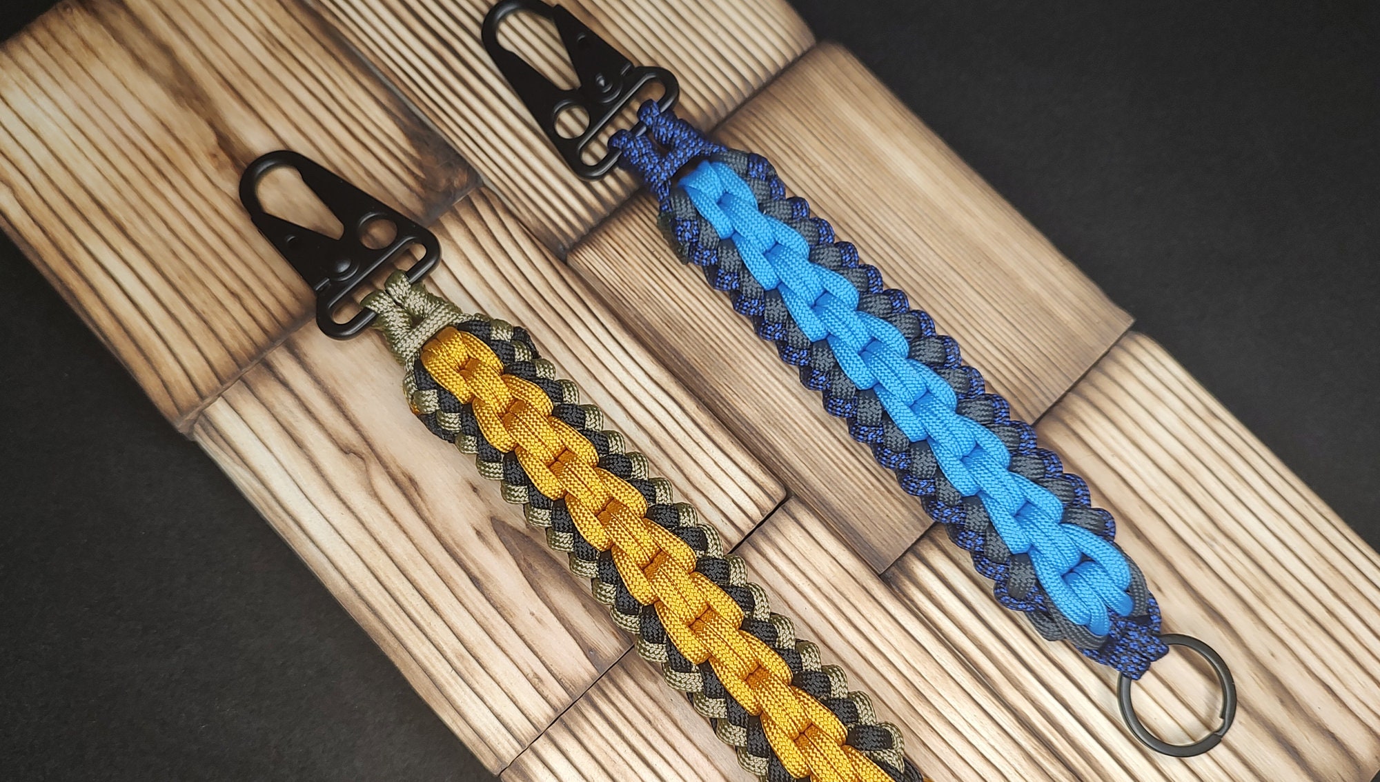 Paracord Keychain Carry Handle Tactical Rope Lanyard Duty - Etsy