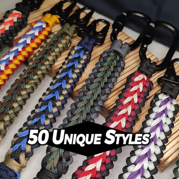 Paracord Keychain - Etsy