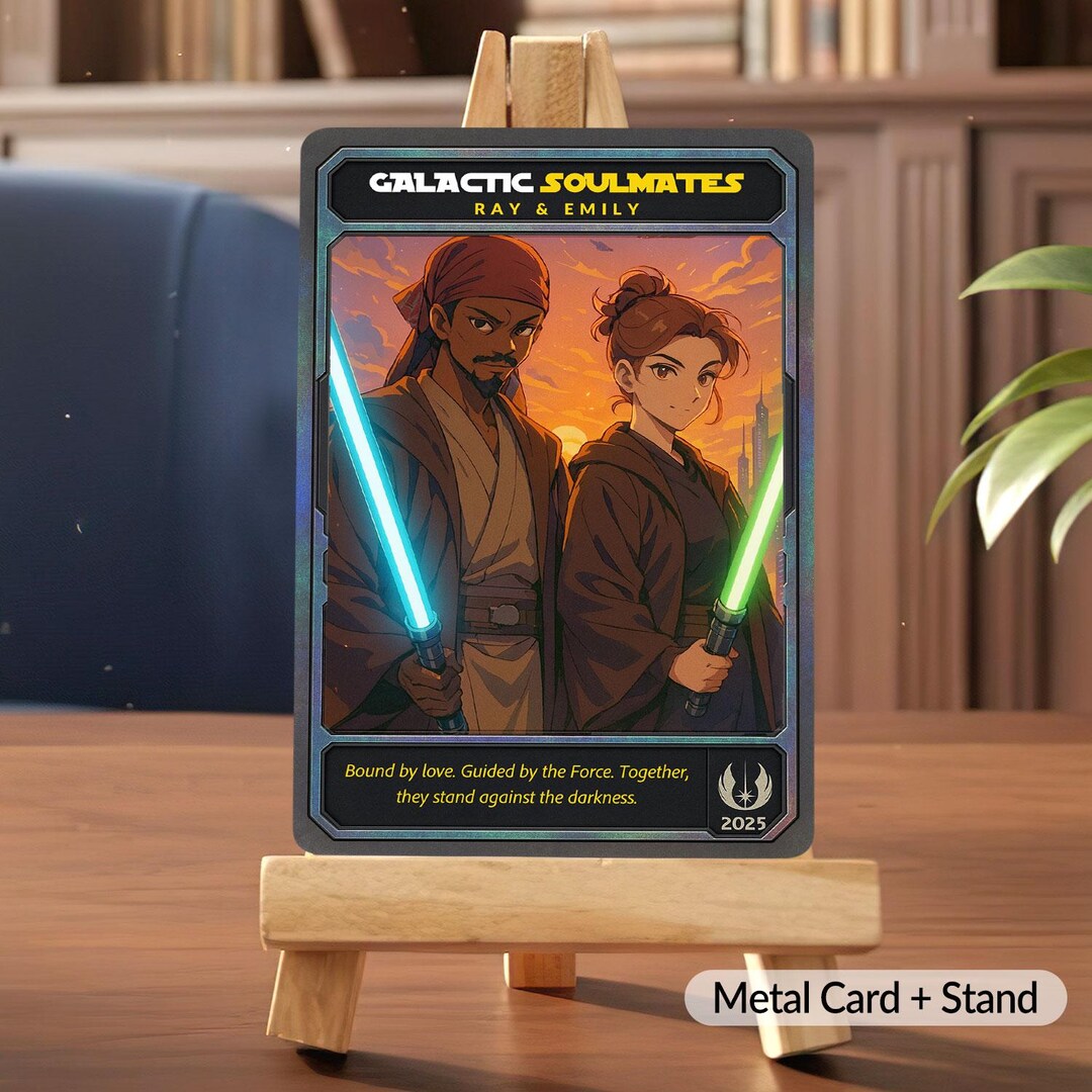 Custom Star Wars Gift Card: Jedi Anniversary Gift - Etsy